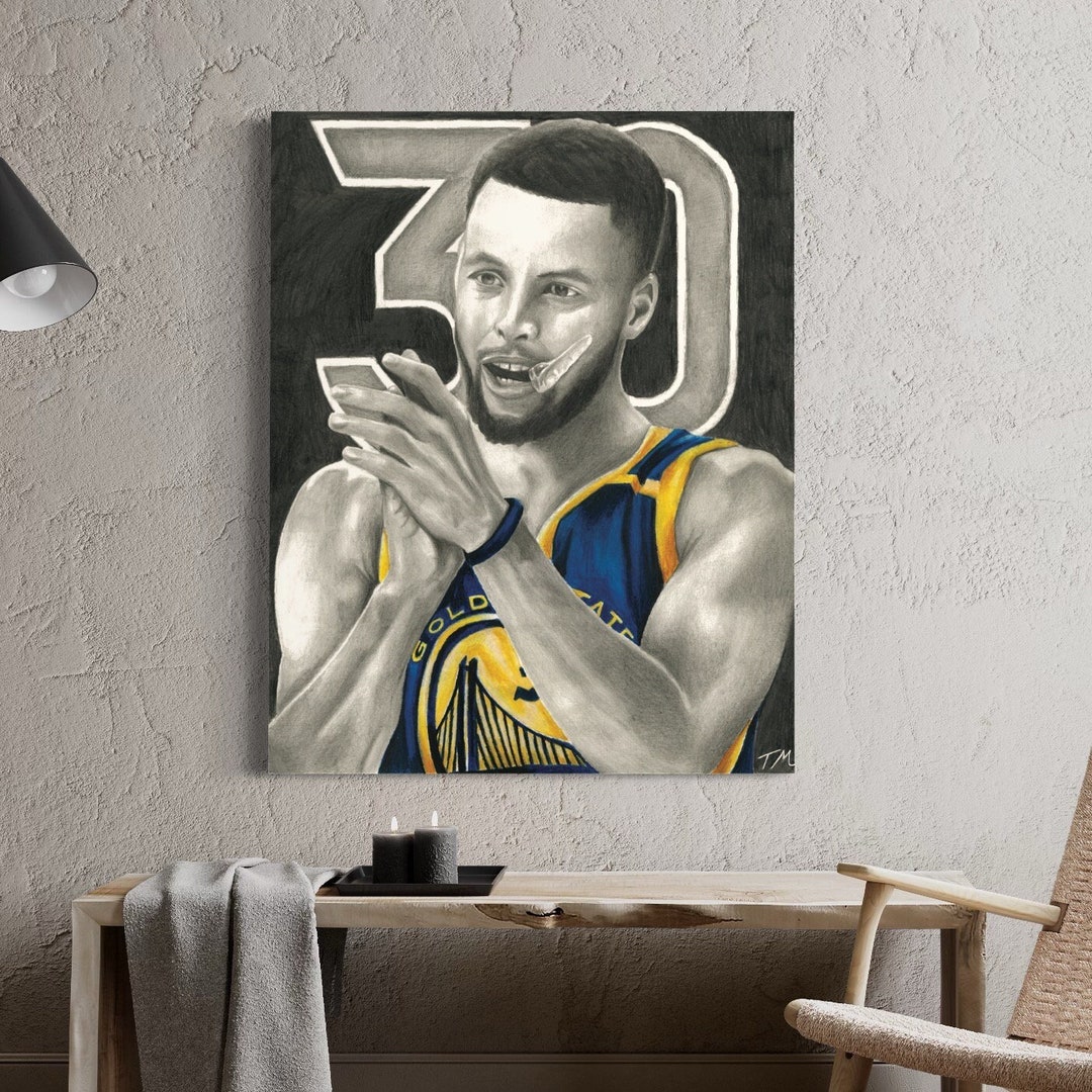 Steph Curry Fine Art Print, Poster Print, Stephen Curry Wall Art, Steph ...