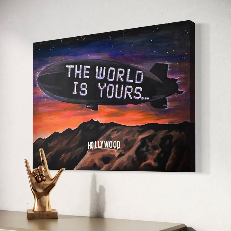 The World is Yours Canvas Print - Etsy