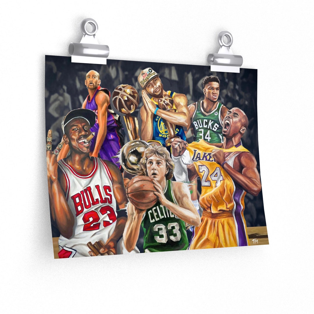 Nba All-time Legends Poster Print - Etsy