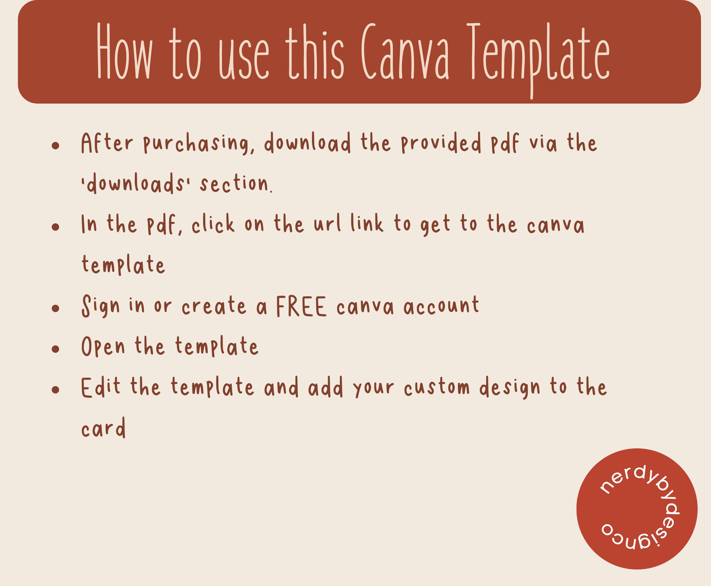 Editable Card Canva Template Greeting Card Template Customizable Card ...