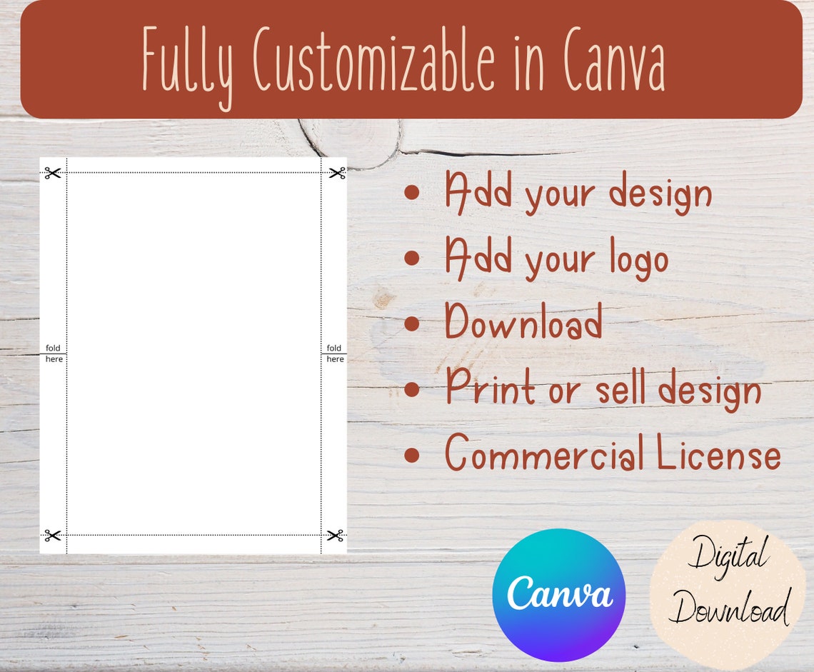 Editable Card Canva Template | Greeting Card Template | Customizable ...