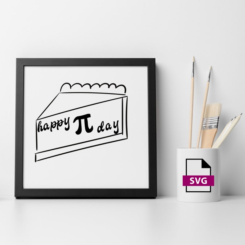 Happy Pi Day SVG Digital Math Classroom Printable Algebra Calculus ...
