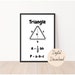 Geometry Shape Bundle Math Printable Digital Download Area - Etsy
