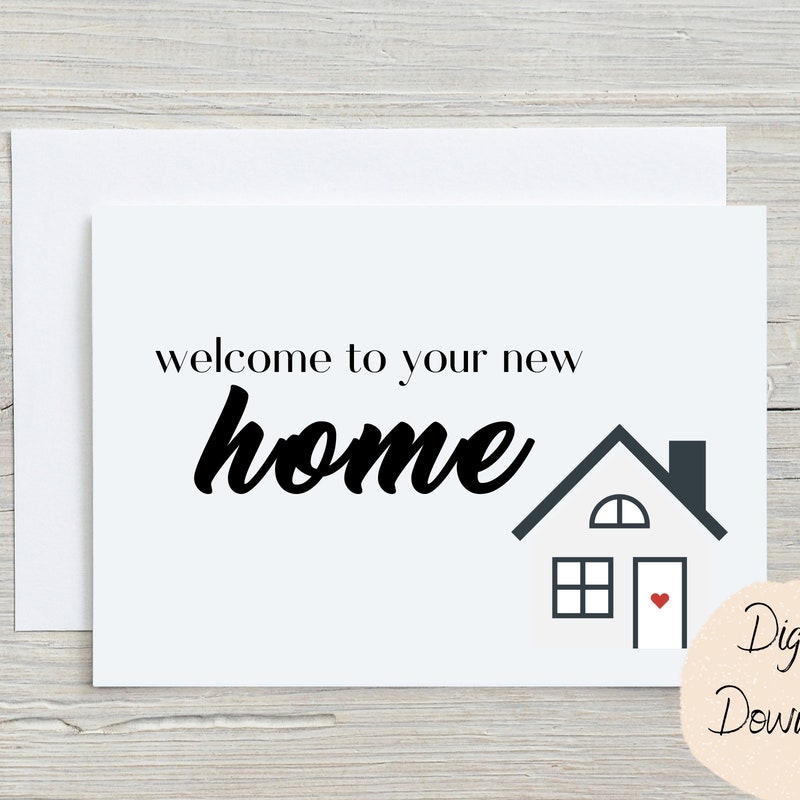 Printable Card New House - Etsy