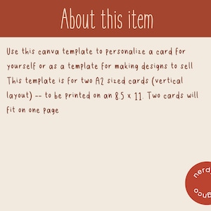 Editable Card Canva Template | Greeting Card Template | Customizable ...