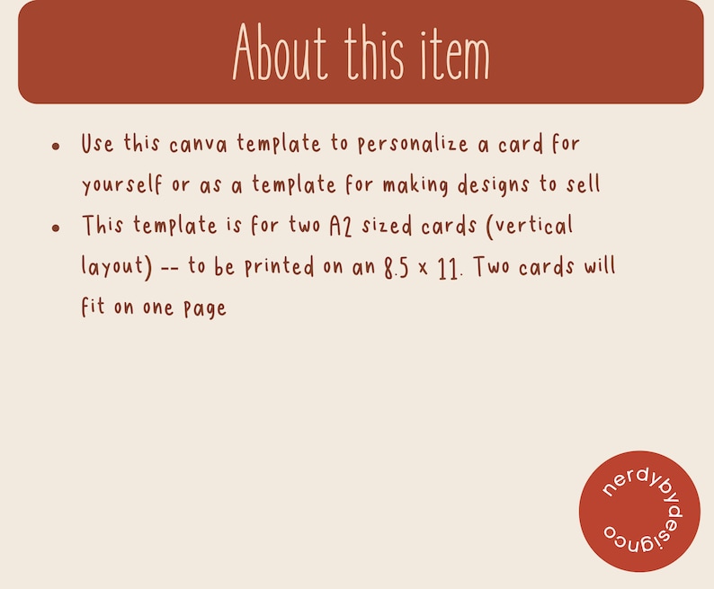 Editable Card Canva Template Greeting Card Template Customizable Card ...