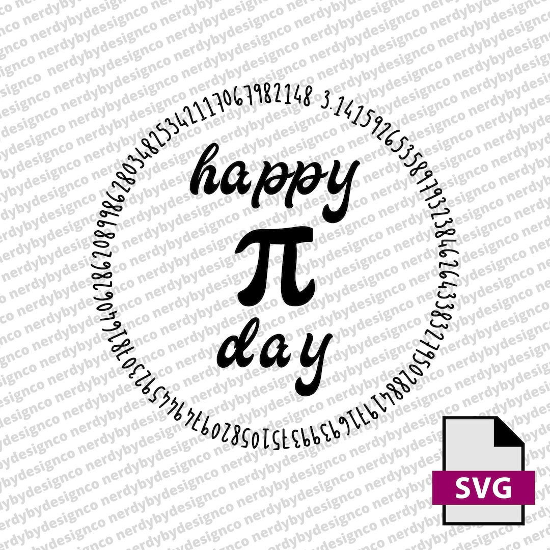 Pi Day SVG Digital | Happy Pi Day Math Classroom Printable | Algebra ...