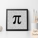 Pi Digits Poster Digital Printable | Math Classroom Printable ...