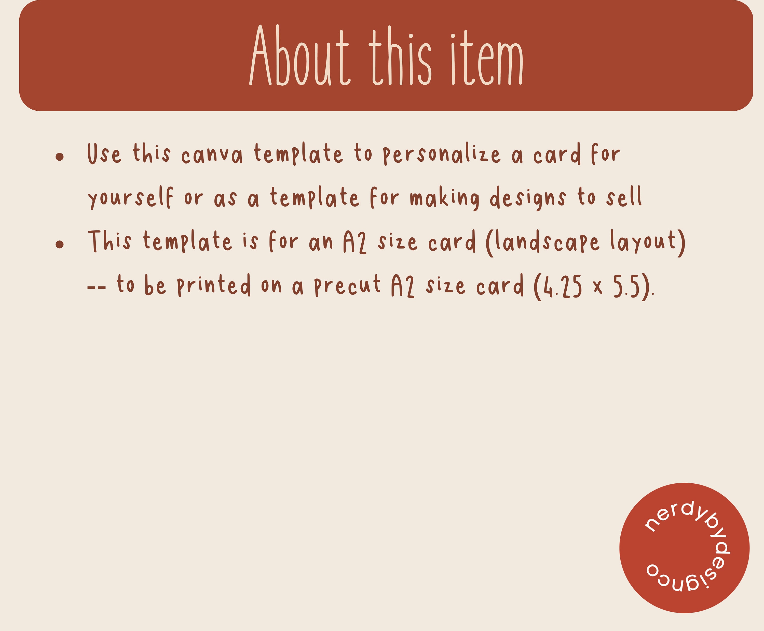Editable Card Canva Template | Greeting Card Template | Customizable ...