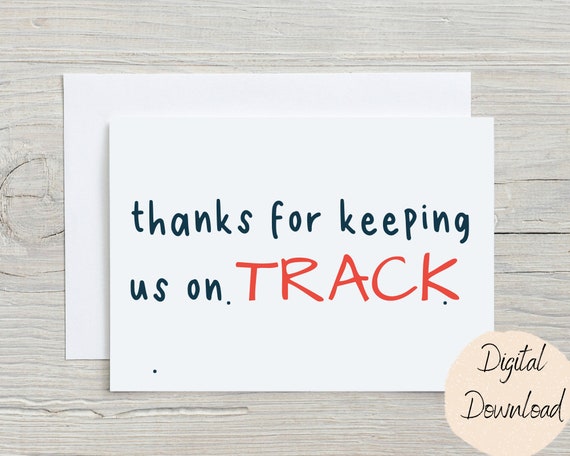 Printable Card Coach Thank You Card Card for Coach Coach | Etsy