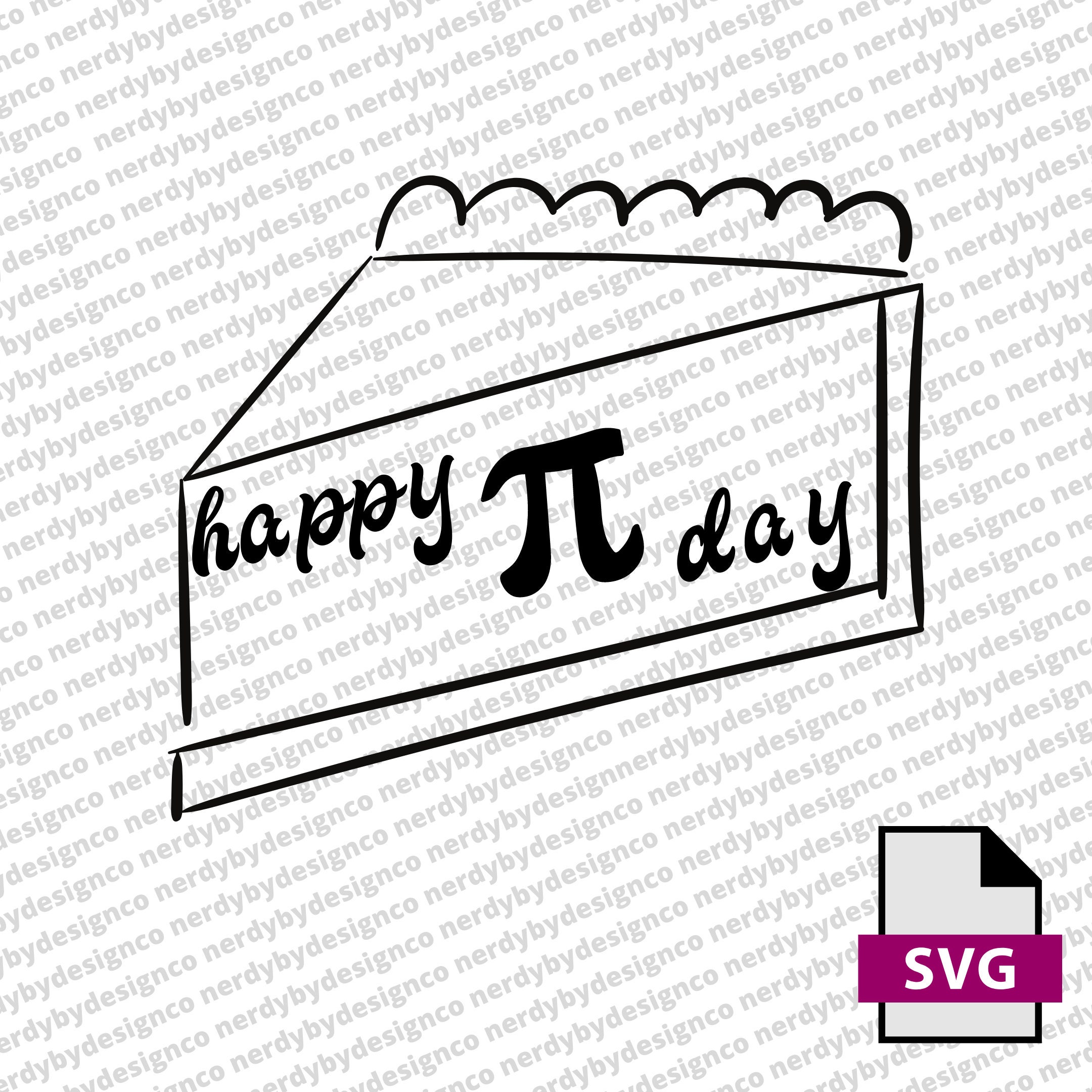 Happy Pi Day SVG Digital Math Classroom Printable Algebra Calculus ...