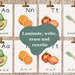 Spanish Fruits and Vegetables Alphabet Flashcards - Bilingual Learning ...