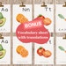 Spanish Fruits and Vegetables Alphabet Flashcards - Bilingual Learning ...