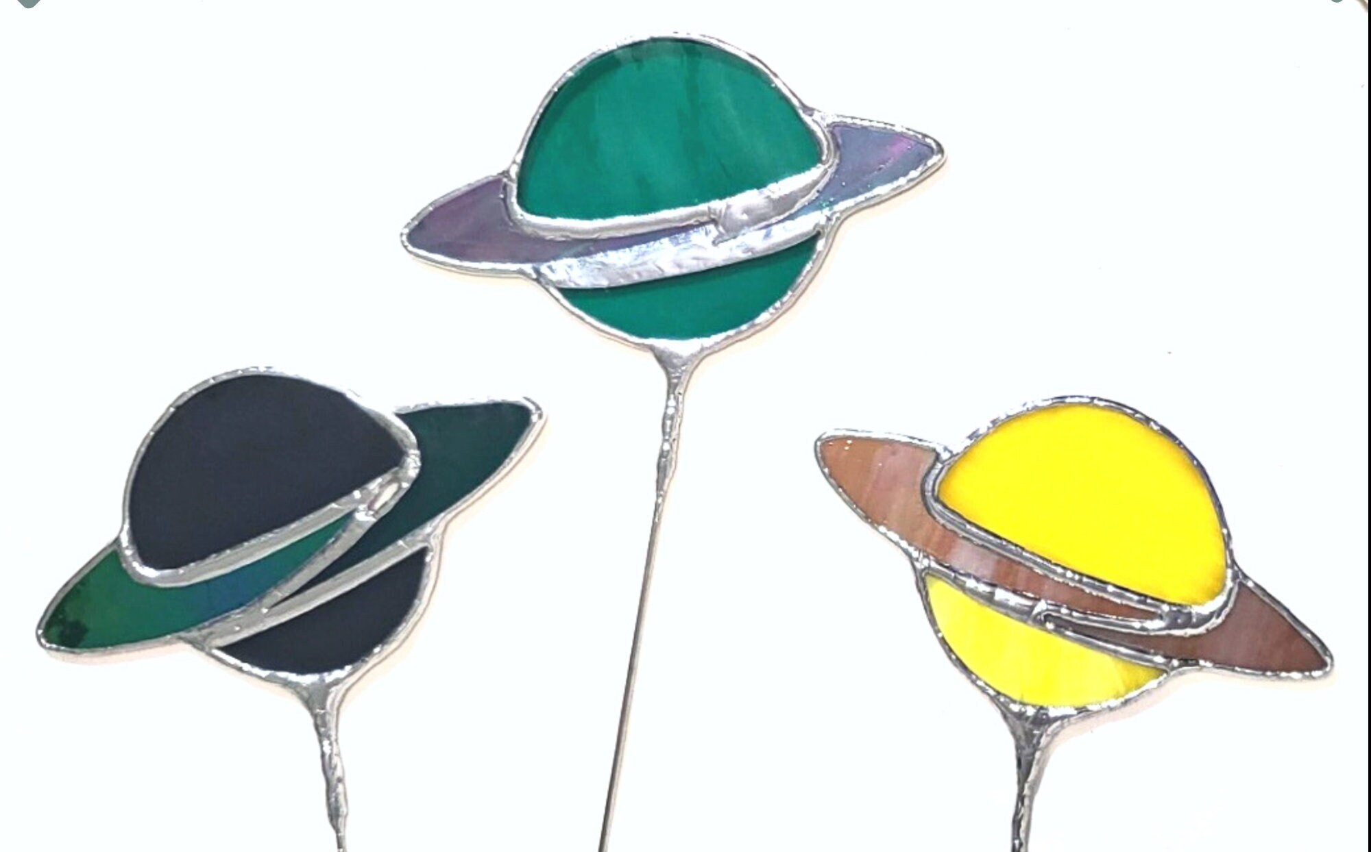 Ringed Planet Stained Glass Template INSTANT Digital Download and ...