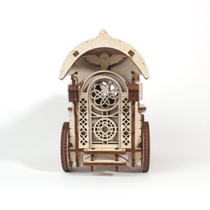 Nomad Caravan Wagon, Laser-cut Carriage , Wagon Kit ,intricate Laser ...