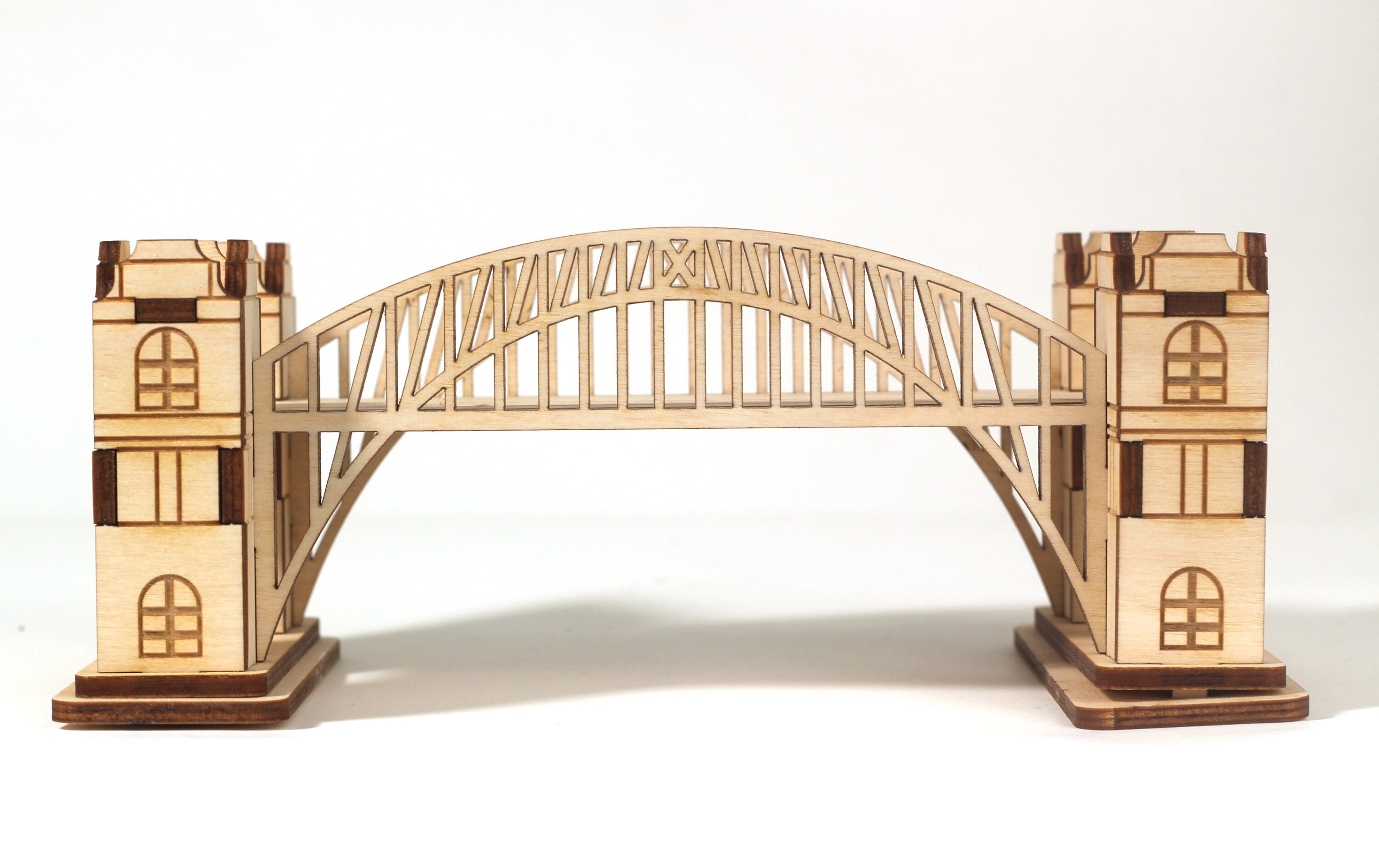 Arched Mini Bridge, Miniature Bridge, Wooden Bridge Model, Bridge Kit ...