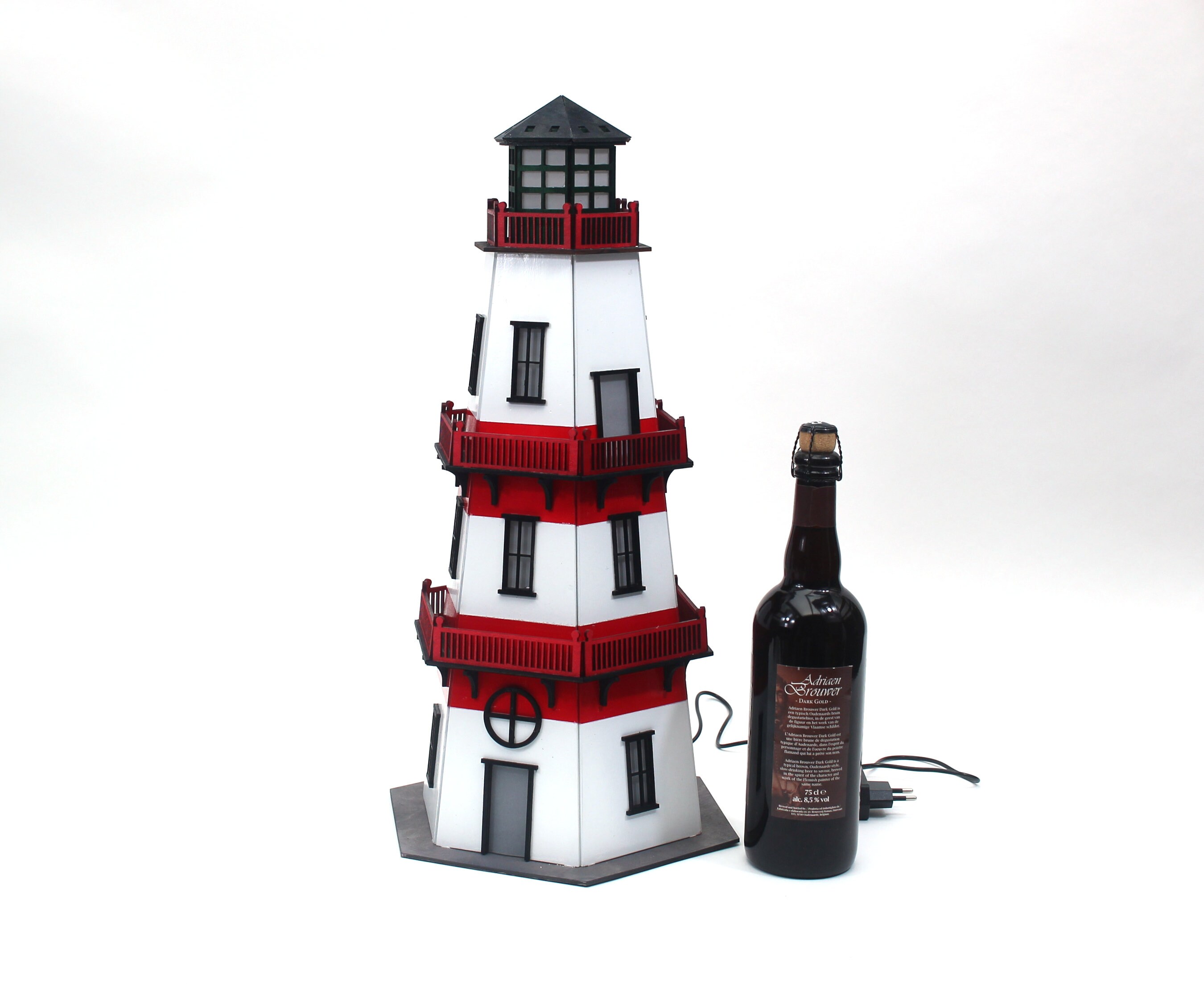 Wooden Lighthouse, Decorative Lighthouse, Lighthouse Lamp, Laser Cut ...