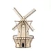 Mini Windmill, Wooden Windmill Model, Windmill Kit, Decorative Windmill ...