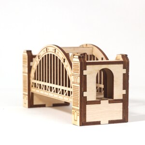 Arched Wooden Bridge, Bridge Kit , Miniature Wooden Bridge , Wooden ...
