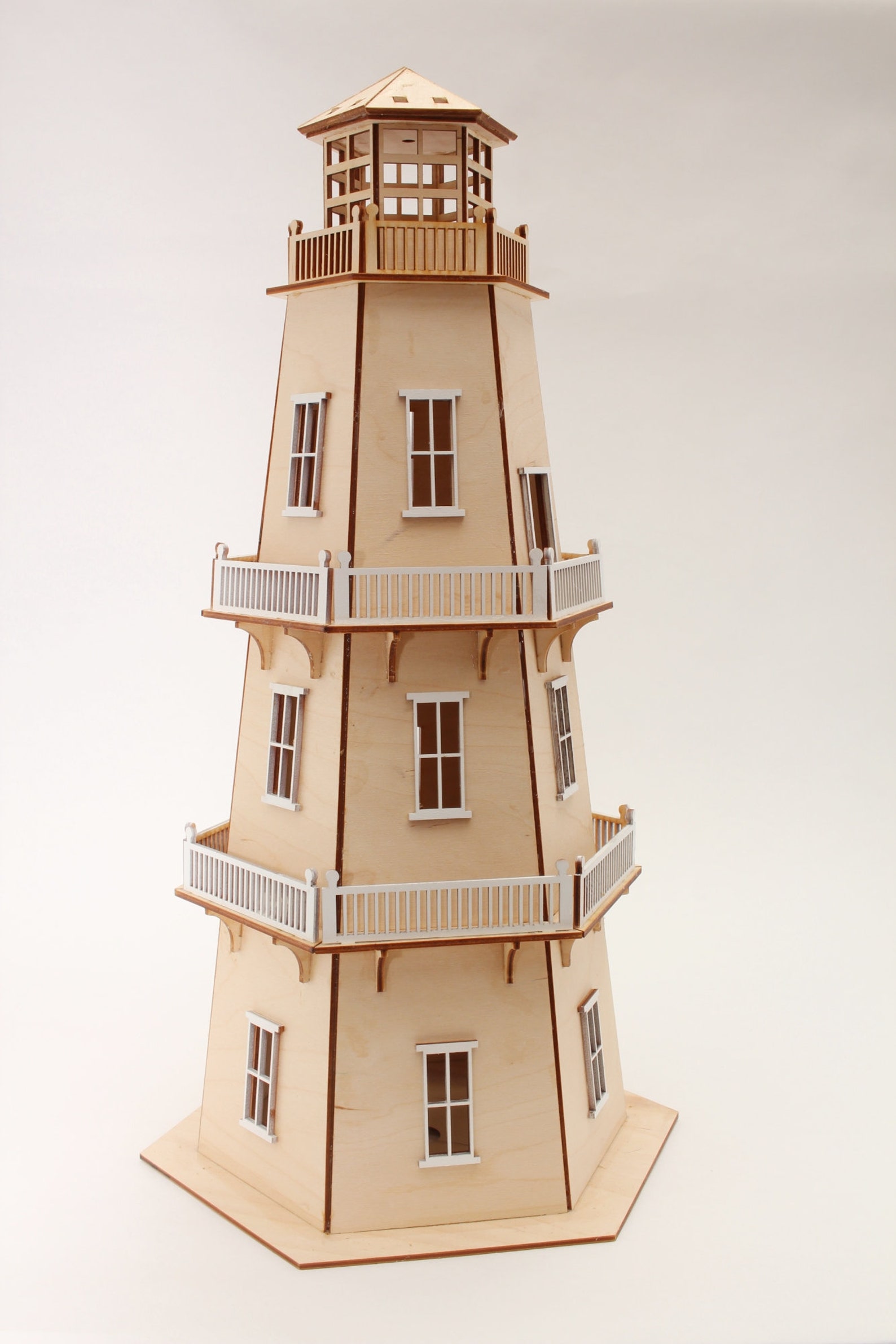 Wooden Lighthouse ,decorative Indoor Construction Kit, Laser Cut - Etsy