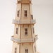 Wooden Lighthouse ,decorative Indoor Construction Kit, Laser Cut - Etsy