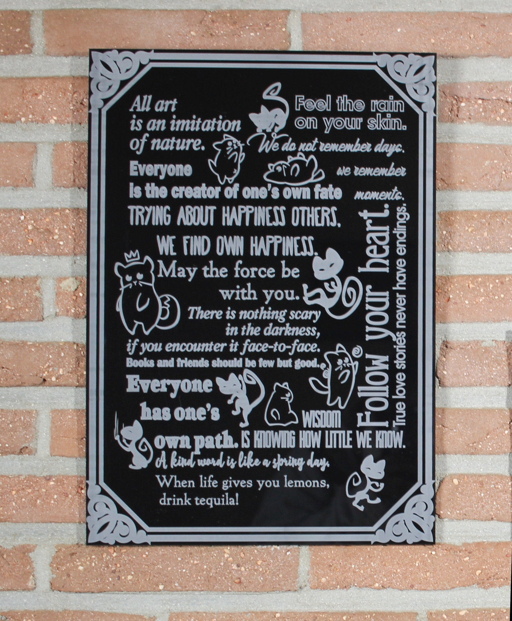 Wall Haginginspirational Poster Decormotivational Wall - Etsy