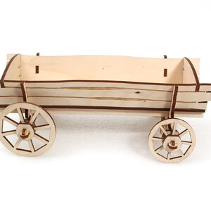 Wood Wagon Home Decor, Wood Wagon Kit, Tiered Tray Wagon, Wagon ...