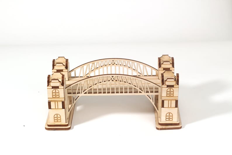 Arched Mini Bridge, Miniature Bridge, Wooden Bridge Model, Bridge Kit ...