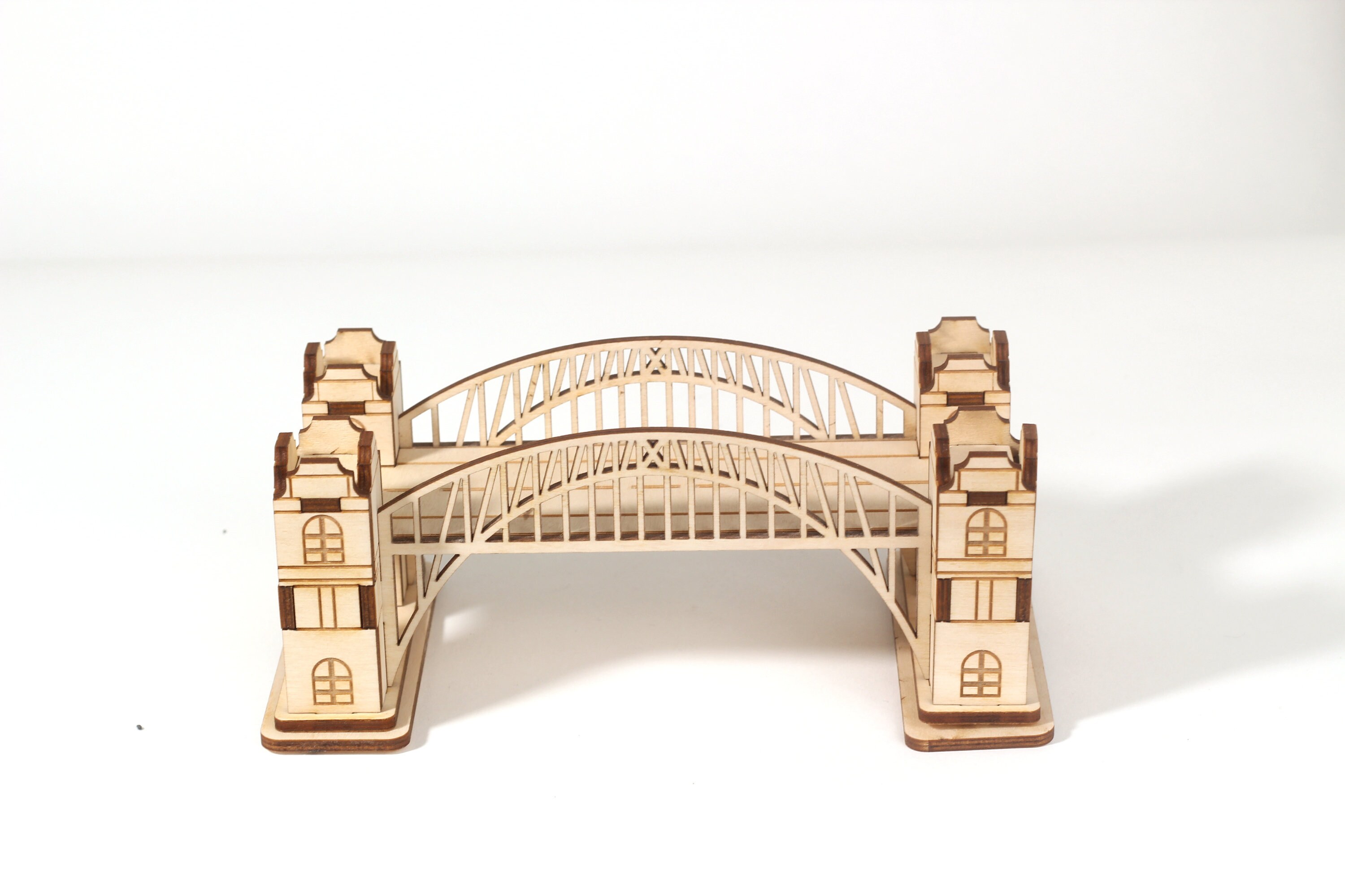 Arched Mini Bridge, Miniature Bridge, Wooden Bridge Model, Bridge Kit ...