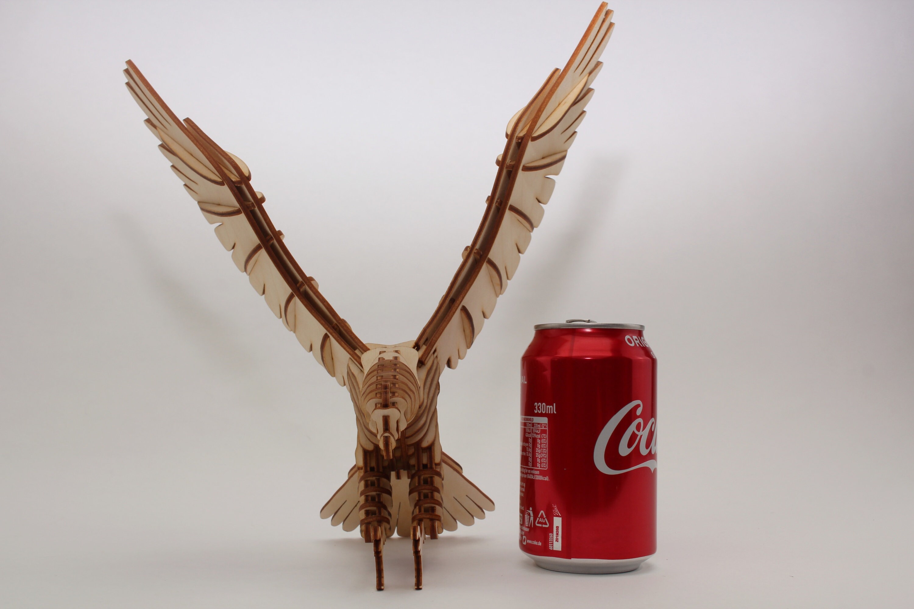 3D Laser - Cut Wooden Hawk, Hawk 3D Puzzle - Etsy