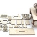 Mini Wooden Sewing Machine, Scale Sewing Machine, Sewing Machine Model ...
