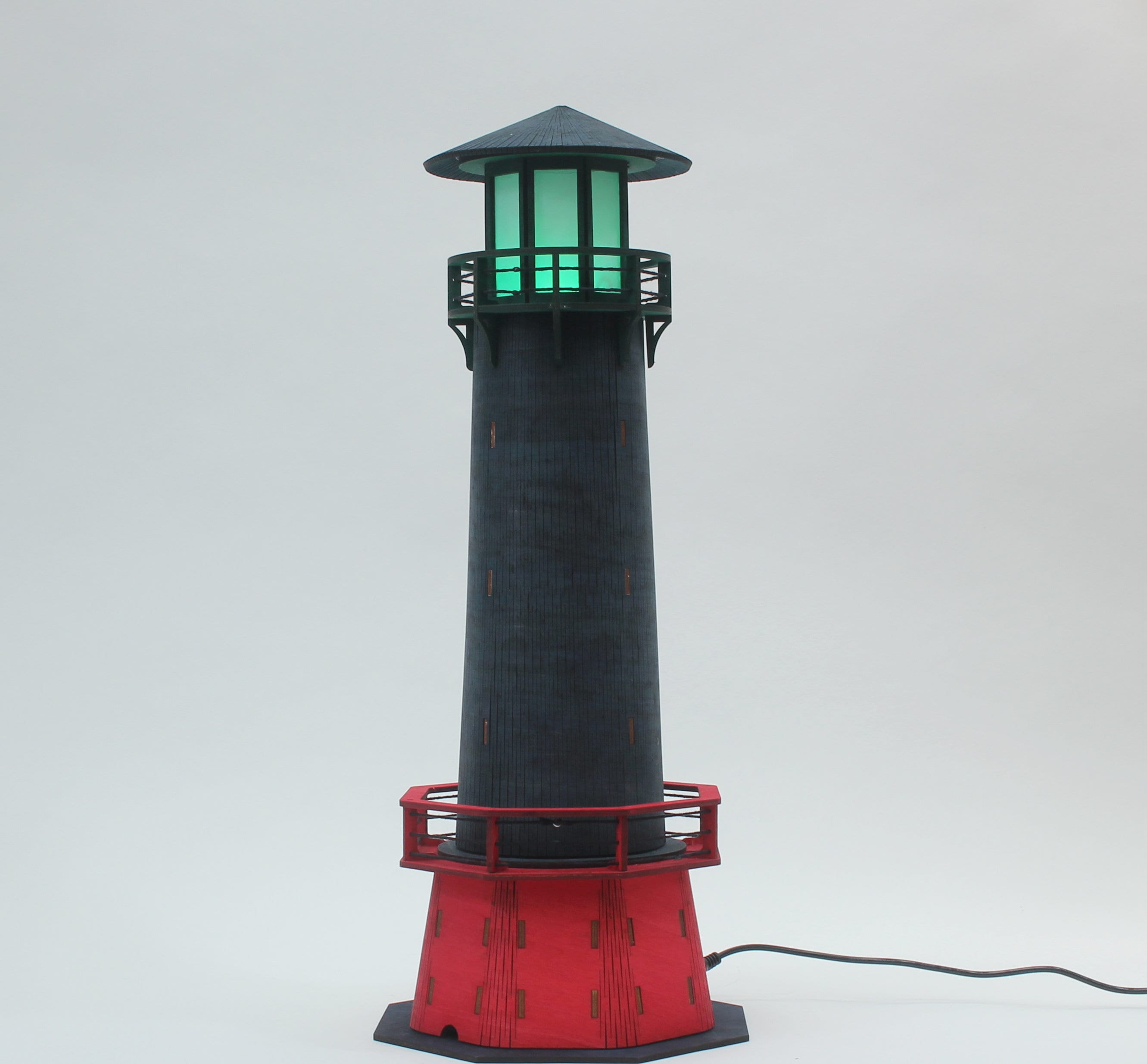 Wooden Lighthouse, Lighthouse Lamp, Tabletop Lamp, Lamp - Etsy