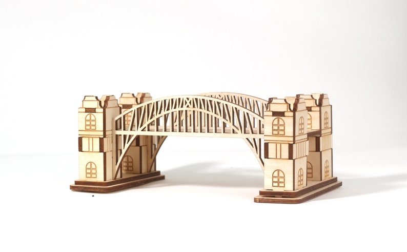 Arched Mini Bridge, Miniature Bridge, Wooden Bridge Model, Bridge Kit ...