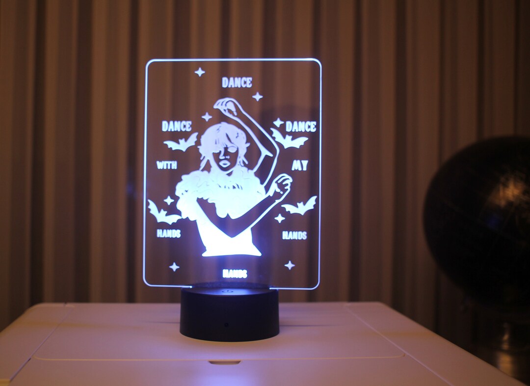 Wednesday Night Lamp, Addams LED Lamp, Kid's Lamp - Etsy