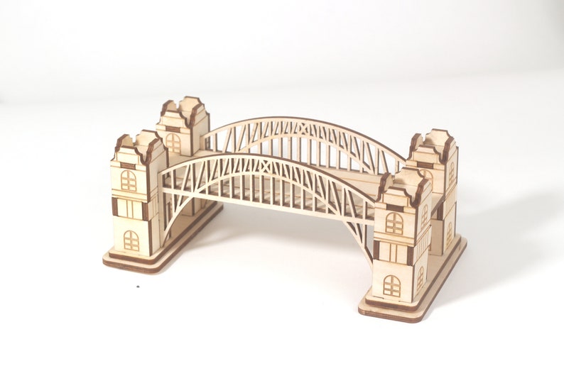 Arched Mini Bridge, Miniature Bridge, Wooden Bridge Model, Bridge Kit ...