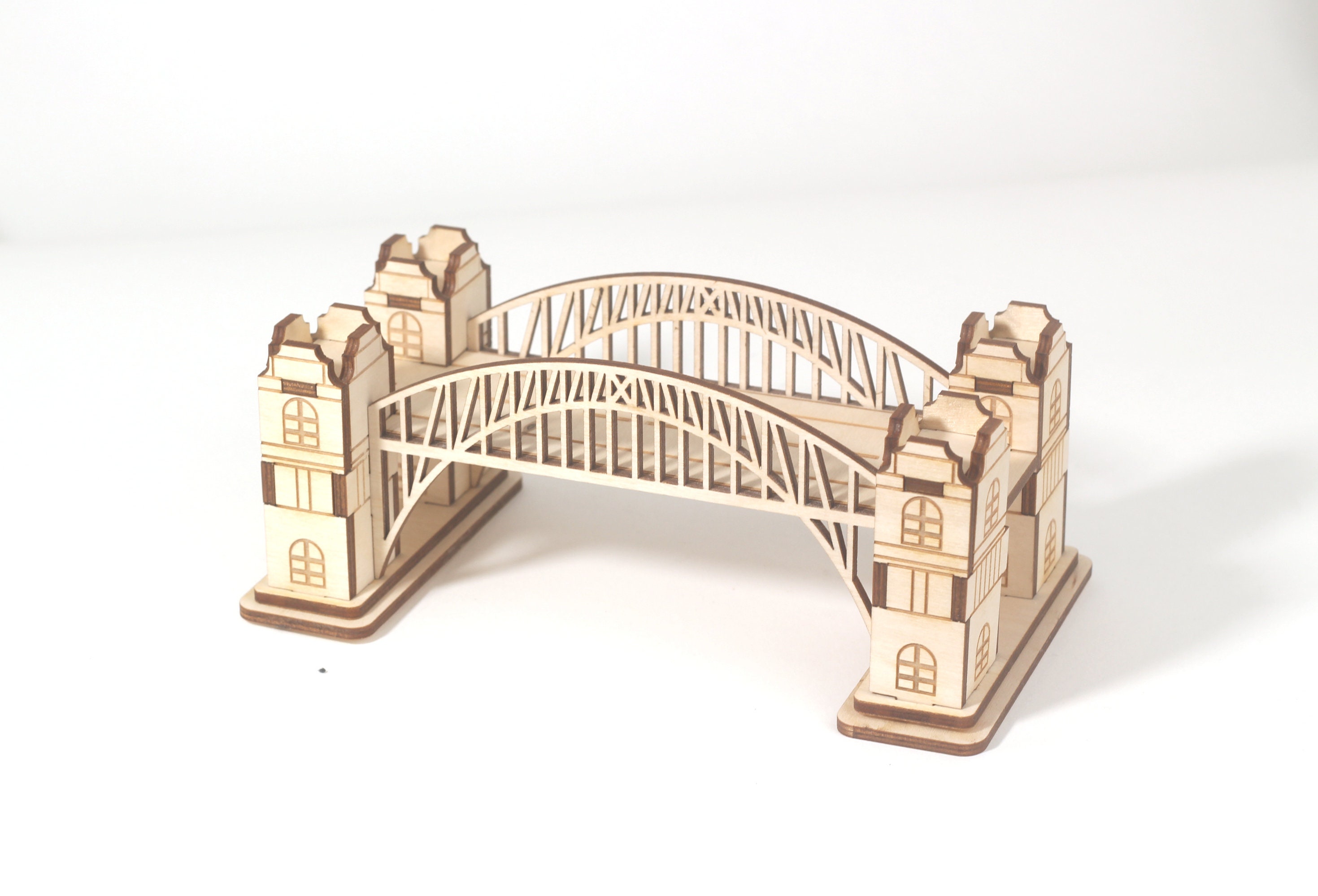 Arched Mini Bridge, Miniature Bridge, Wooden Bridge Model, Bridge Kit ...