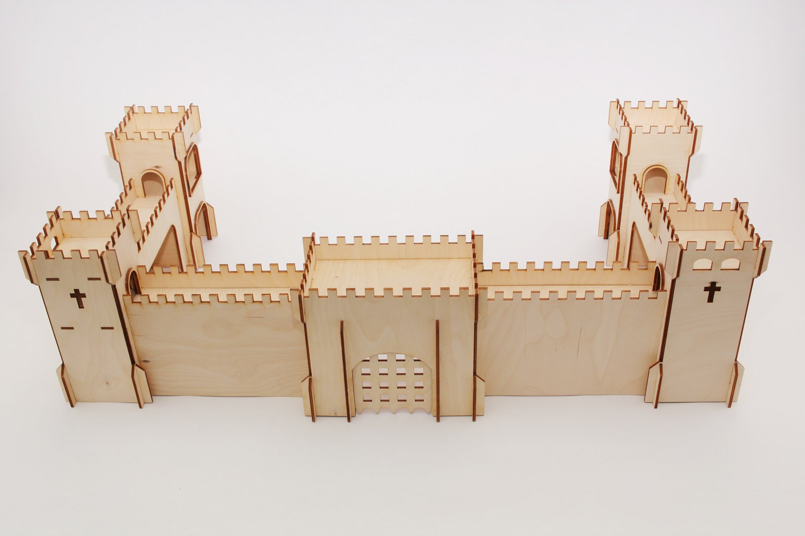 Wooden Castle, Medieval Fortress, Medieval Wooden Castle Building Kit ...