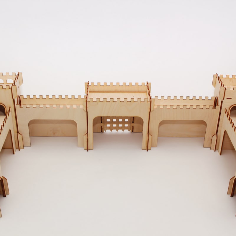 Wooden Castle - Etsy