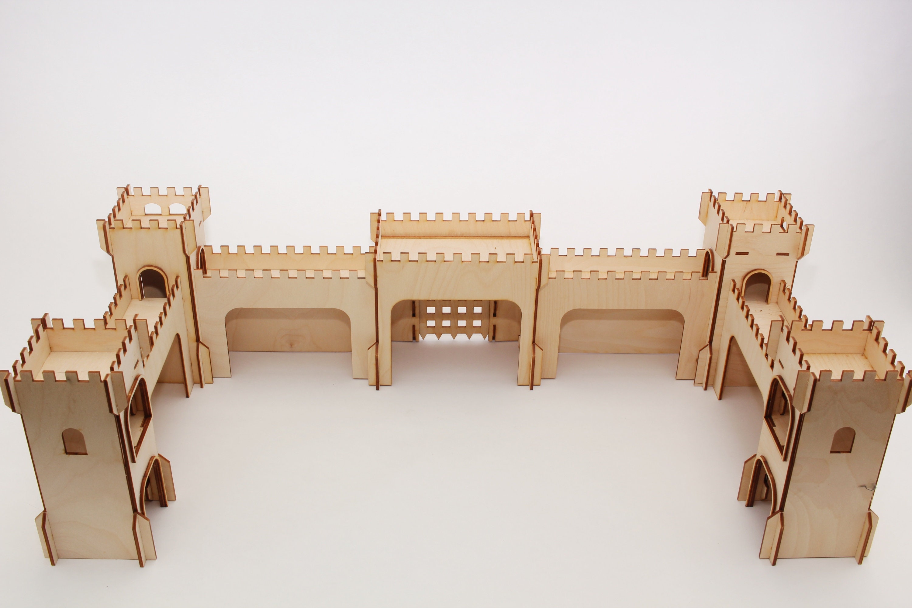 Wooden Castle, Medieval Fortress, Medieval Wooden Castle Building Kit ...
