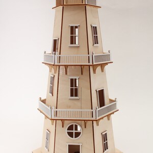 Wooden Lighthouse ,decorative Indoor Construction Kit, Laser Cut - Etsy
