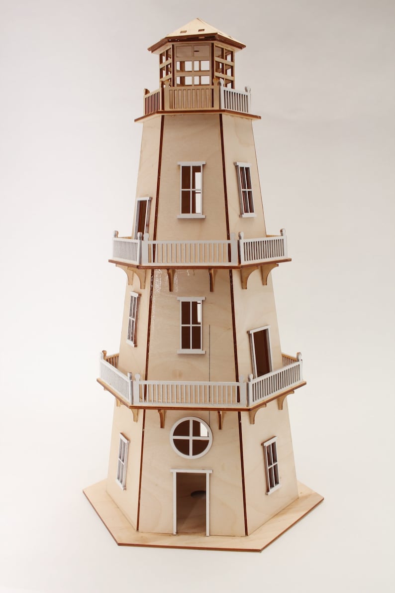 Wooden Lighthouse ,decorative Indoor Lighthouse Construction Kit ...