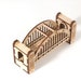 Arched Wooden Bridge, Bridge Kit , Miniature Wooden Bridge , Wooden ...