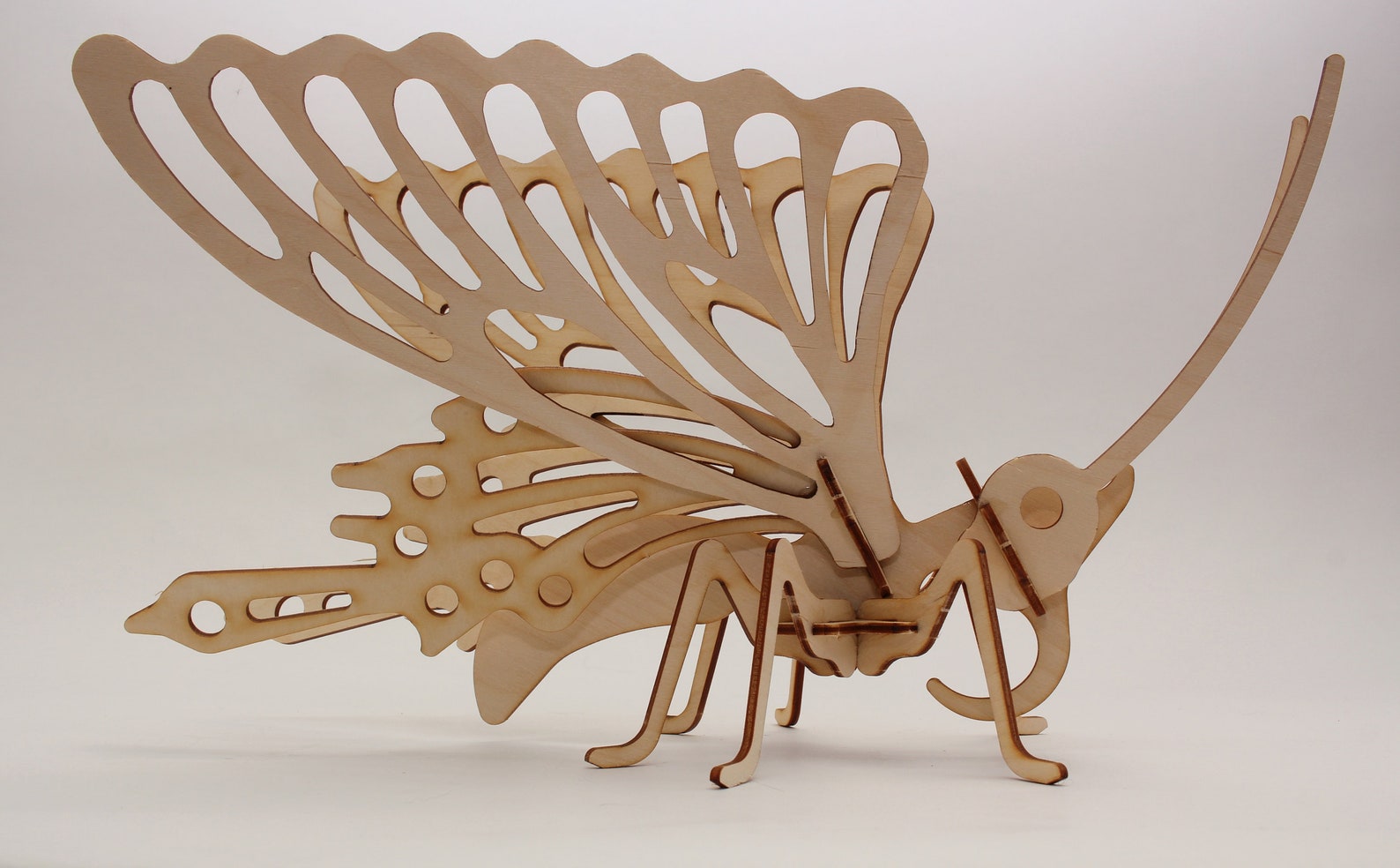 3D Laser - Cut Wooden Butterfly Puzzle, Wooden Butterfly - Etsy