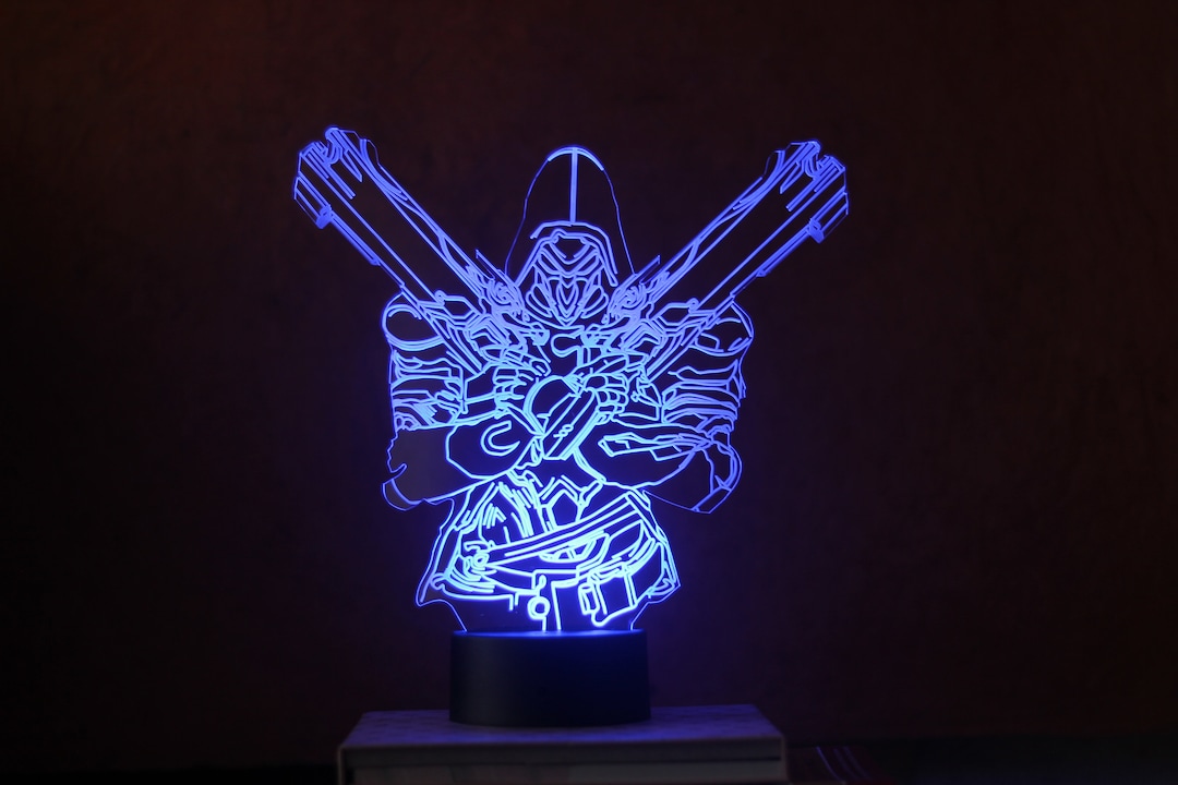Night Lamp, Overwatch Reaper Night Lamp, Reaper Night Light, Overwatch ...