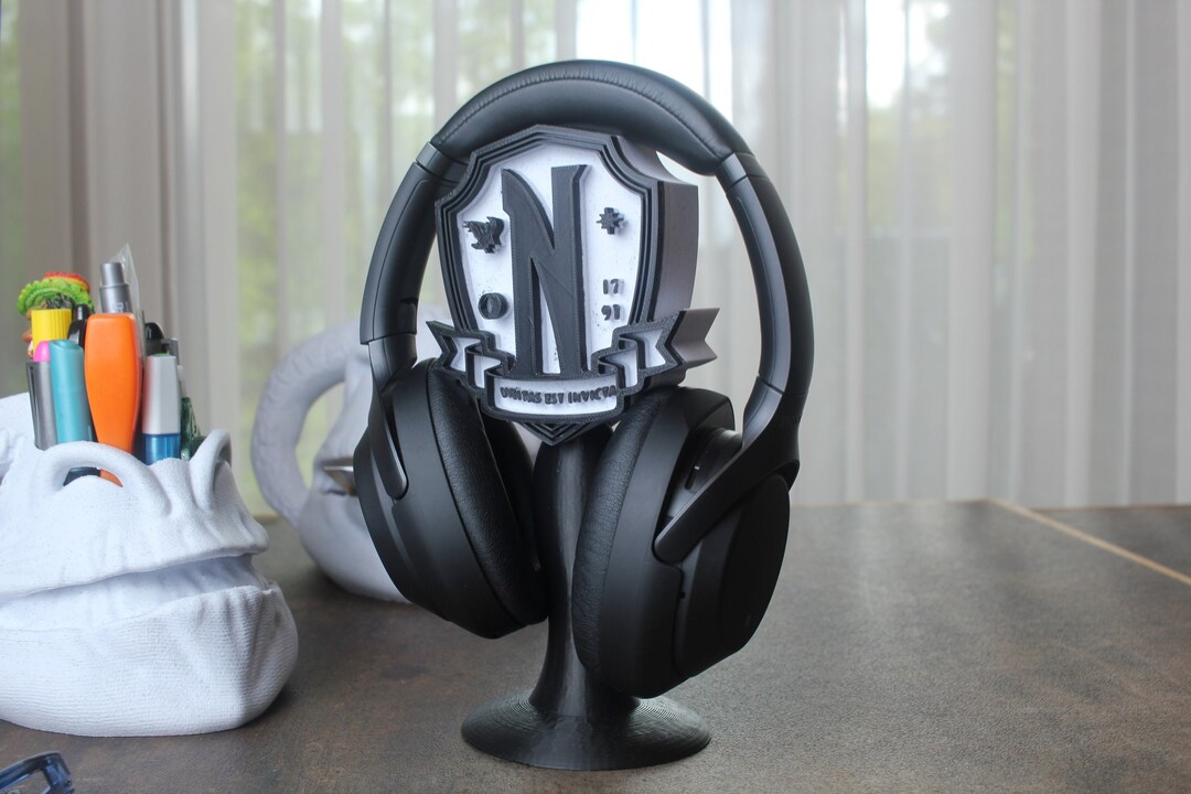Headphone Stand , Wednesday Addams Headset Holder, Headset Stand Desk ...