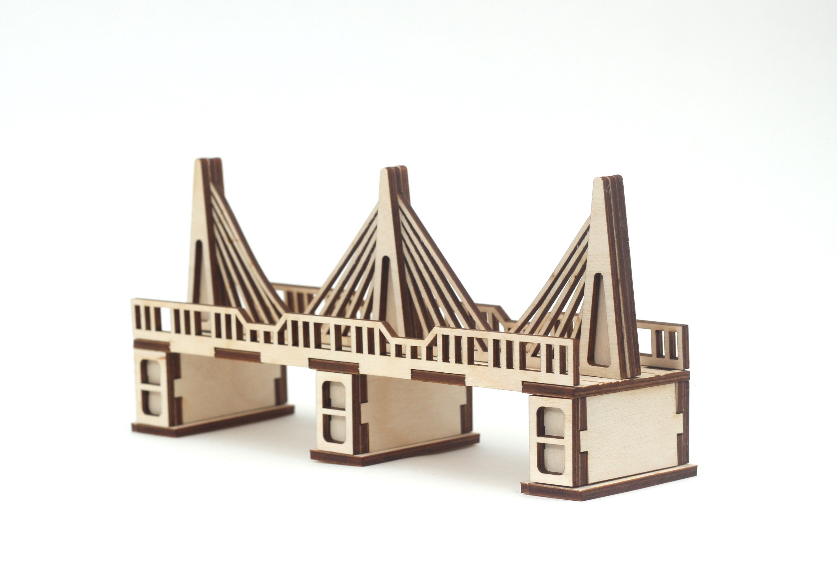 Miniature Wooden Bridge , Wooden Mini Bridge , 3D Wooden Bridge Puzzle ...