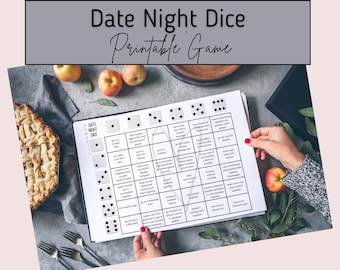Date Night Dice Free: a Game With Creative and Free Date Ideas - Etsy