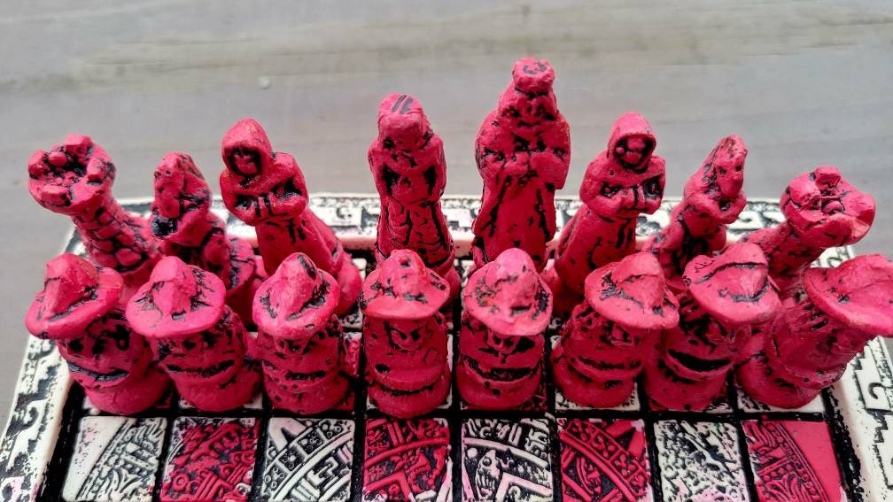 Aztec Chess Set - Etsy