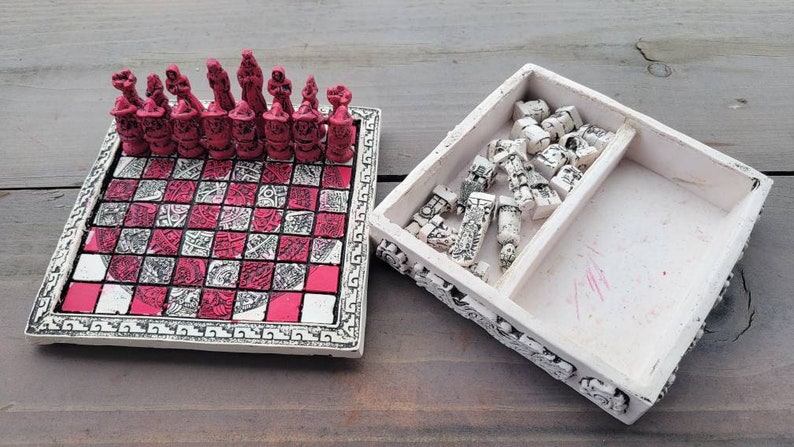Aztec Chess Set - Etsy