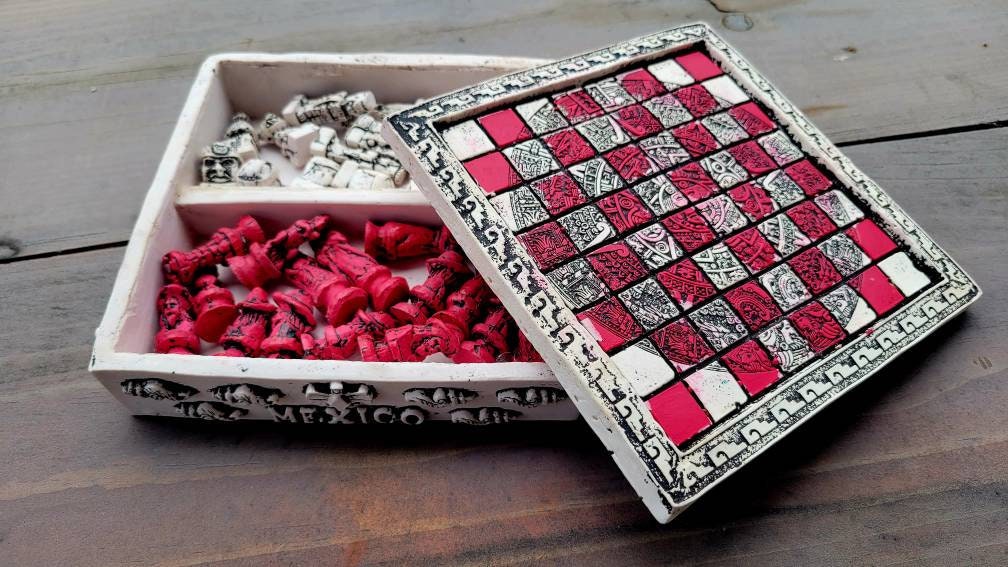 Aztec Chess Set - Etsy